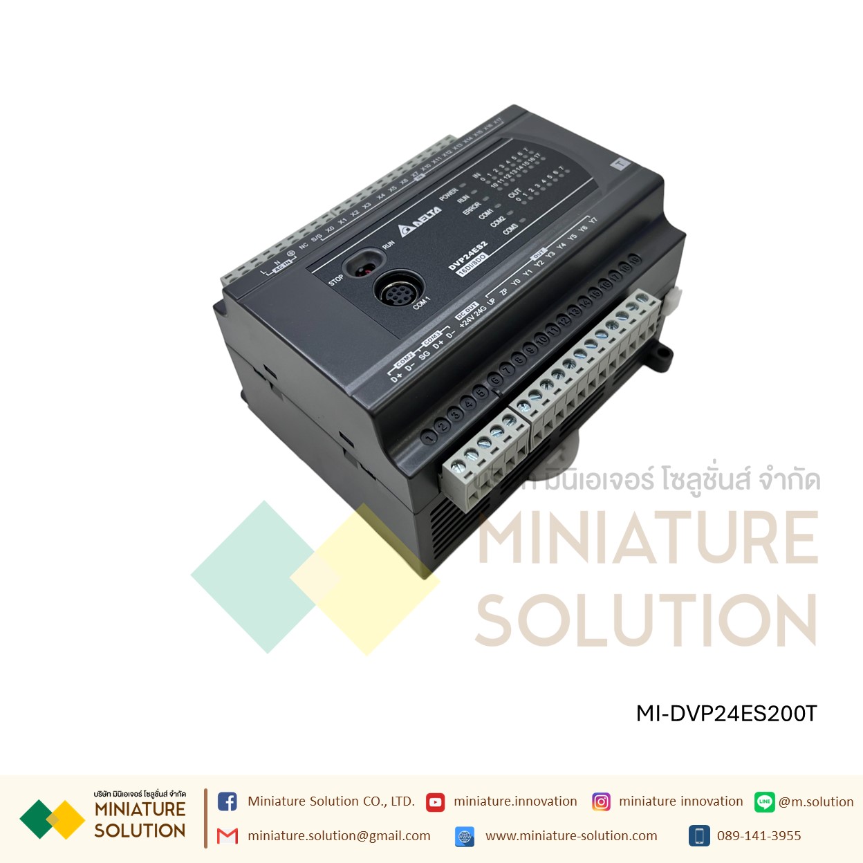 DVP-ES2 Series PLC Delta PLC 8DI/8DO 16DI/8DO 16DI/16DO 220V (Transistor) Built-in RS-232 and RS ...