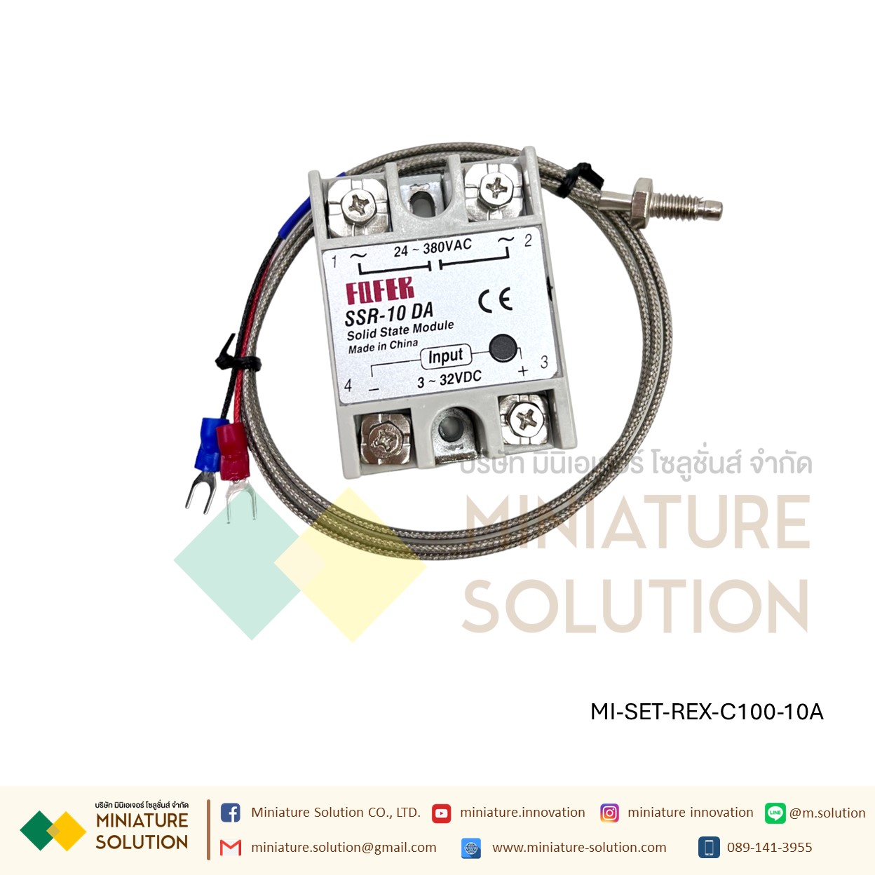 REX-C100FK05-V*DA เครื่องควบคุมอุณหภูมิดิจิทัล LED SSRเอาท์พุทเทอร์โมคัปเปิลชนิด K(Thermostat ...