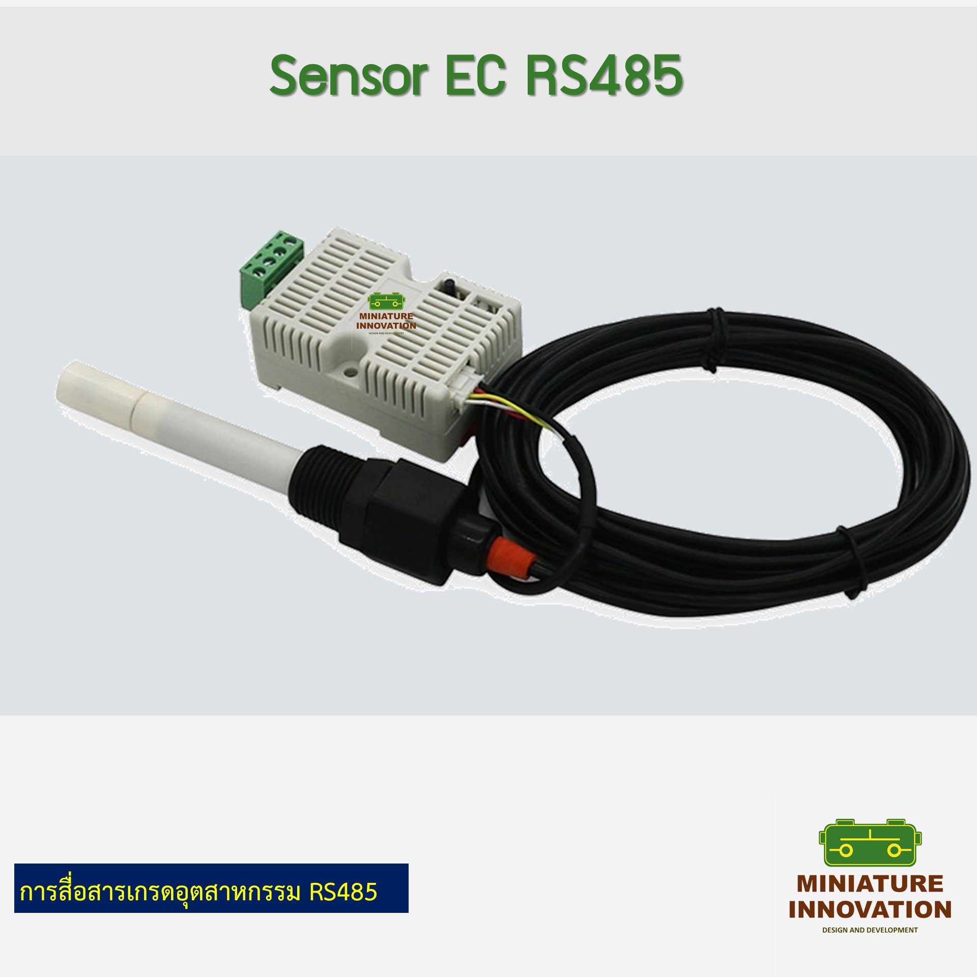 Ec Transmitter Rs485 Output With Module Modbus 485 เซ็นเซอร์วัดค่า Ec