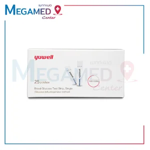 แถบตรวจวัดระดับน้ำตาลในเลือด ยี่ห้อ Yuwell รุ่น Y350 (บรรจุ 25 แท่ง) - เตียงผู้ป่วย เครื่องผลิต ...